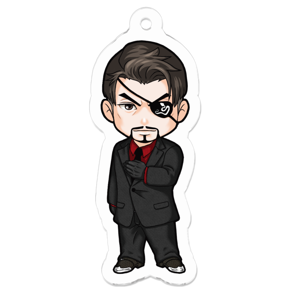 真島吾朗（黒スーツ）アクリルキーホルダー - どるちの館 - BOOTH