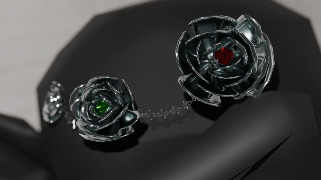 VRchat Flower Hair Accessory - Virtual Vanity - BOOTH