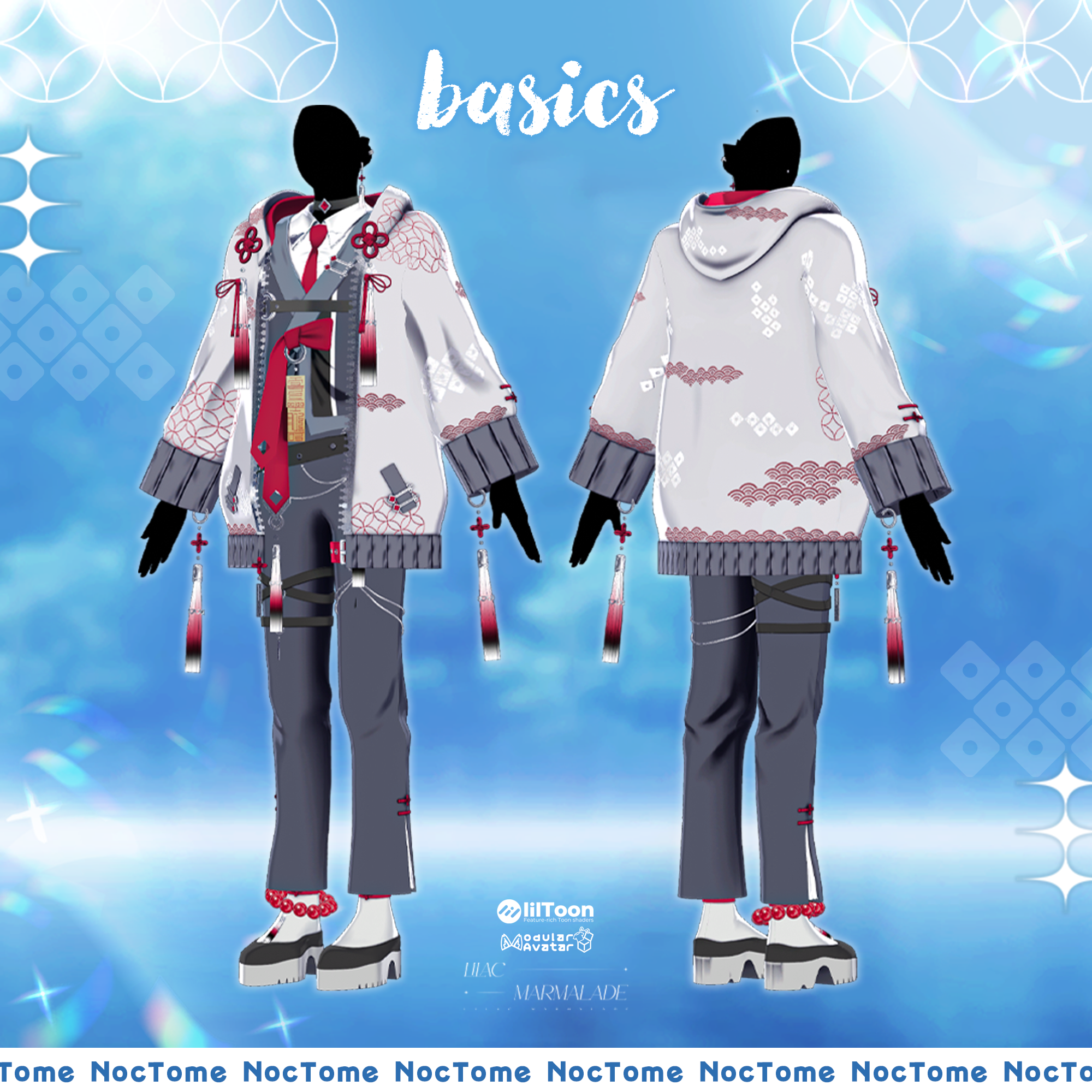 🕯️ 003 :: NocTome 🕯️『 VRC Clothes / VRC 衣装 』 - ライラックマーマレード #L1L4C - BOOTH