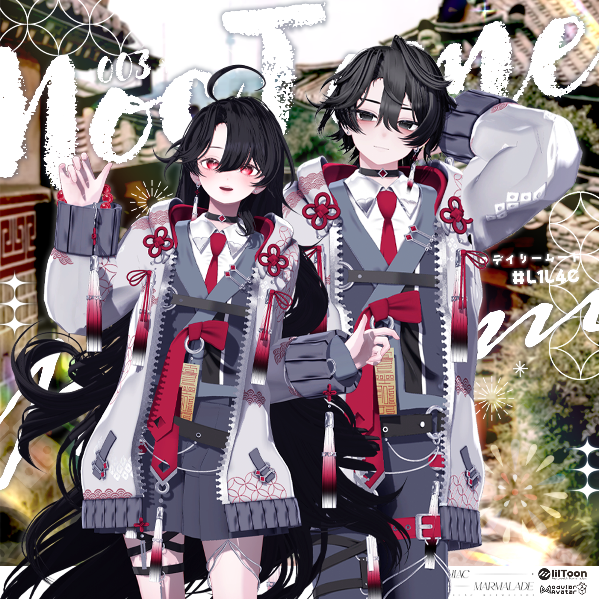 🕯️ 003 :: NocTome 🕯️『 VRC Clothes / VRC 衣装 』 - ライラックマーマレード #L1L4C - BOOTH