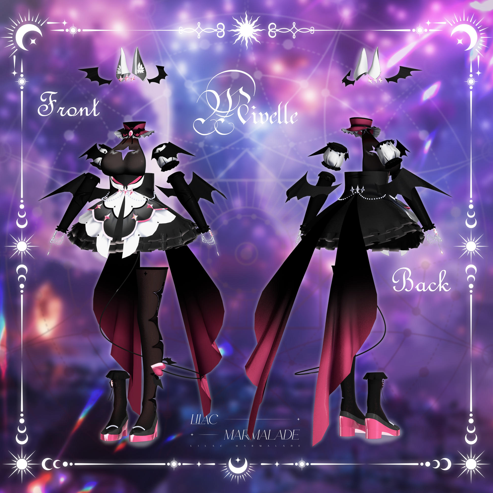 💖 002 : Mivelle 💖『 VRC Clothes / VRC 衣装 』 - ライラックマーマレード #L1L4C - BOOTH