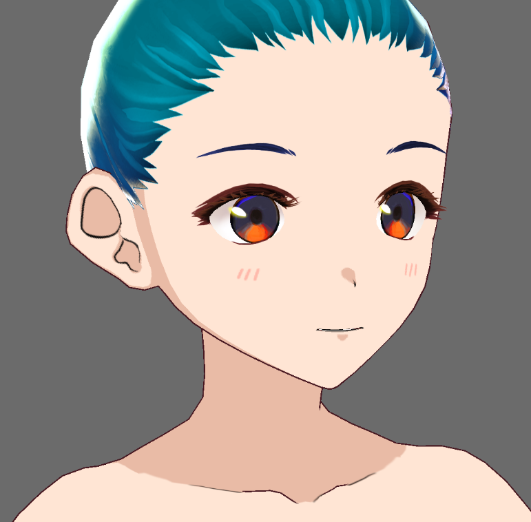 【無料あり】VRoid向け アニメ風肌テクスチャ(顔&体) - ☪Team Aether Shop - BOOTH