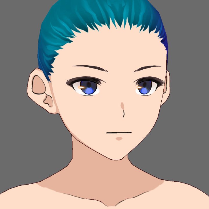 VRoid向け アニメ風肌テクスチャ 男モデル用(顔&体) - ☪Team Aether Shop - BOOTH