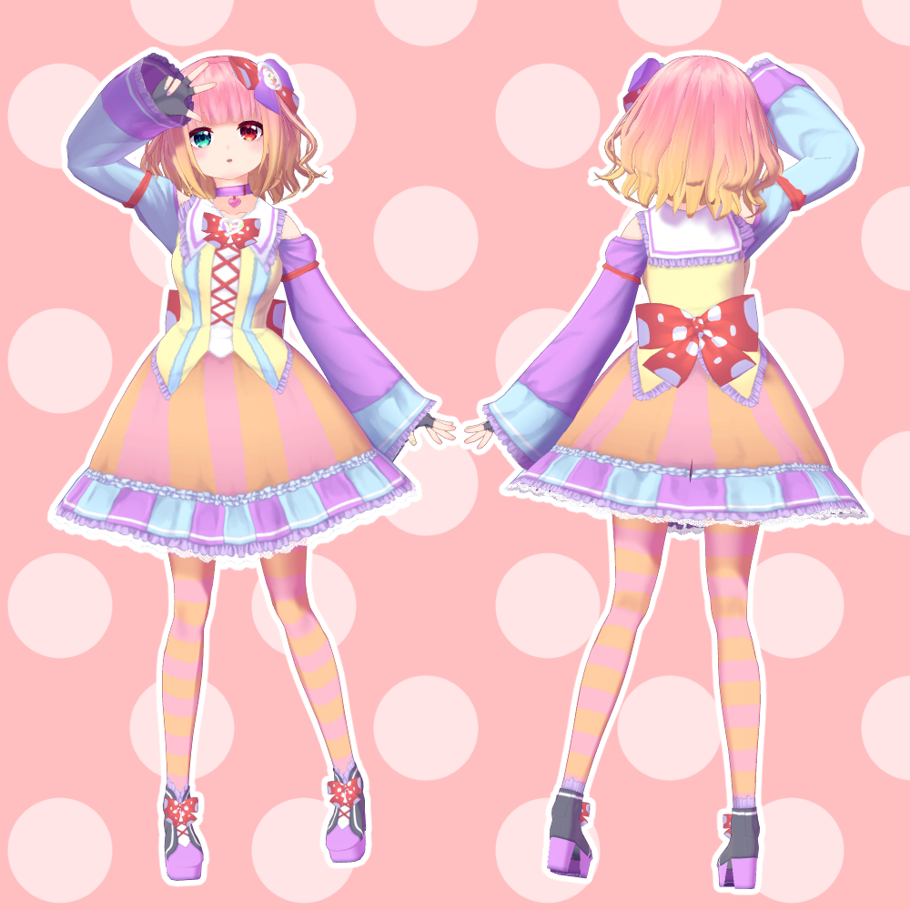 【VRoid製VRChatアバター】姫乃子 - ☪Team Aether Shop - BOOTH