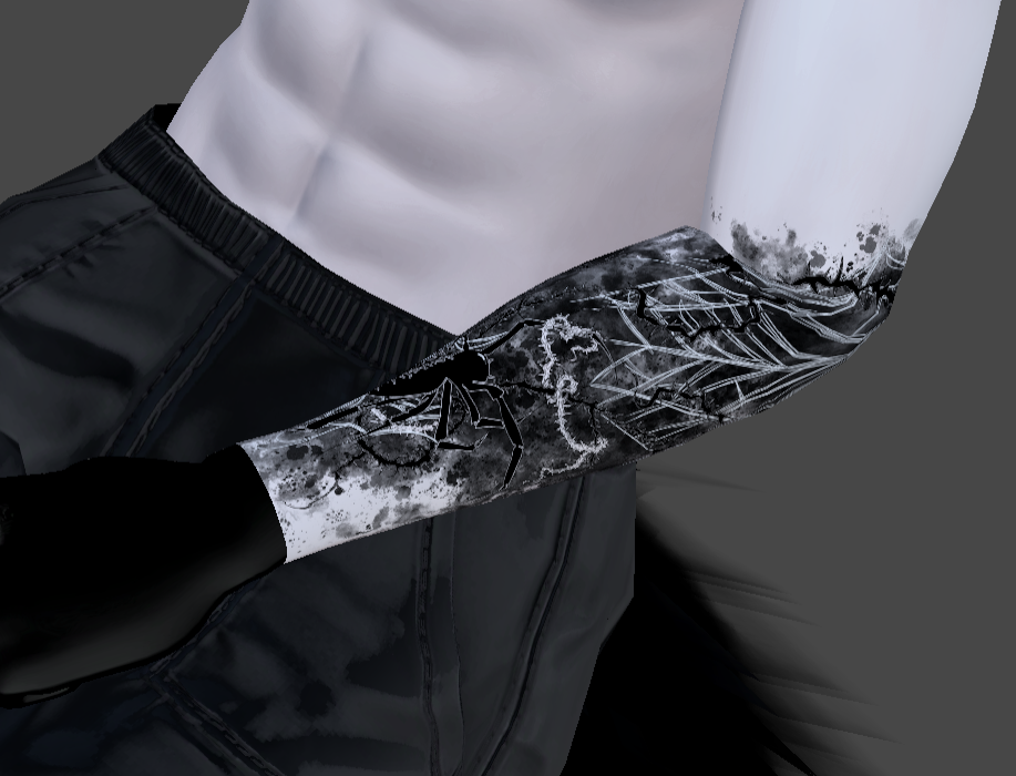 [VRChat] Tattoo 芒刺在背(망자재배) 2set - ☩ 𝕯𝖆𝖗𝖐𝖓𝖊𝖘𝖘 𝕰𝖊𝖗𝖎𝖊 ☩ - BOOTH