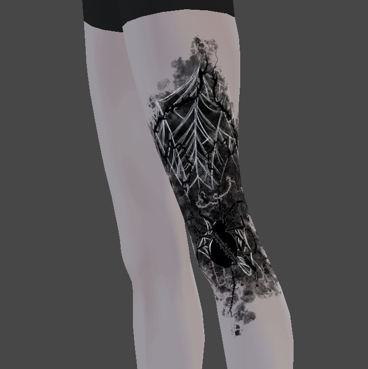 [VRChat] Tattoo 芒刺在背(망자재배) 2set - ☩ 𝕯𝖆𝖗𝖐𝖓𝖊𝖘𝖘 𝕰𝖊𝖗𝖎𝖊 ☩ - BOOTH