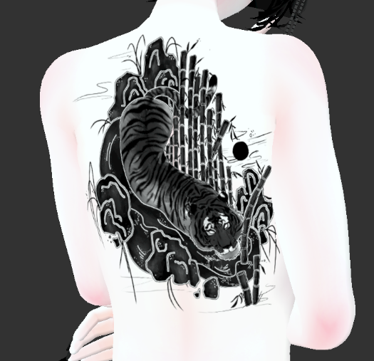 [VRChat] Tattoo 虎窟(호굴) - ☩ 𝕯𝖆𝖗𝖐𝖓𝖊𝖘𝖘 𝕰𝖊𝖗𝖎𝖊 ☩ - BOOTH
