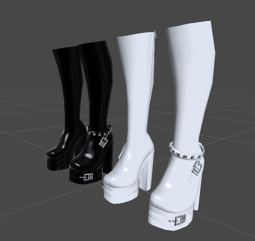 [VRChat] Long boots - ☩ 𝕯𝖆𝖗𝖐𝖓𝖊𝖘𝖘 𝕰𝖊𝖗𝖎𝖊 ☩ - BOOTH