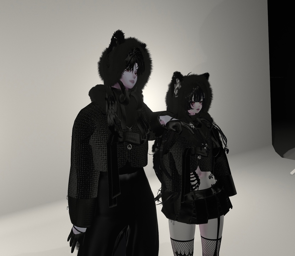 [VRChat] Tweed Jacket set - ☩ 𝕯𝖆𝖗𝖐𝖓𝖊𝖘𝖘 𝕰𝖊𝖗𝖎𝖊 ☩ - BOOTH