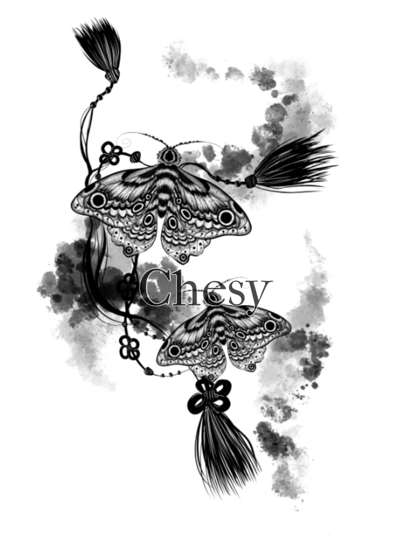 [VRChat] Tattoo 妄覺 蝶(망각 나비) - ☩ 𝕯𝖆𝖗𝖐𝖓𝖊𝖘𝖘 𝕰𝖊𝖗𝖎𝖊 ☩ - BOOTH