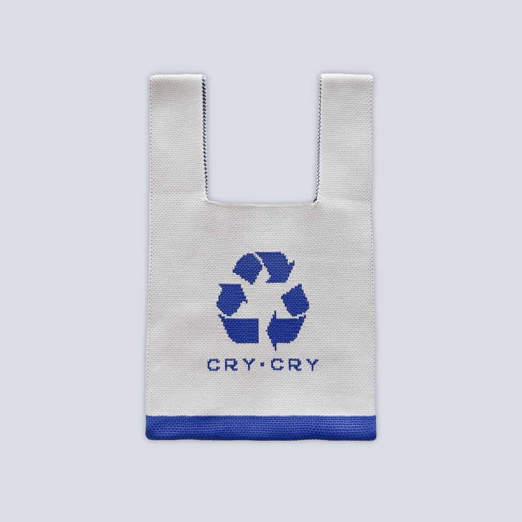 Shopping Bag Knit-Tote - Cry･Cry Web Store - BOOTH