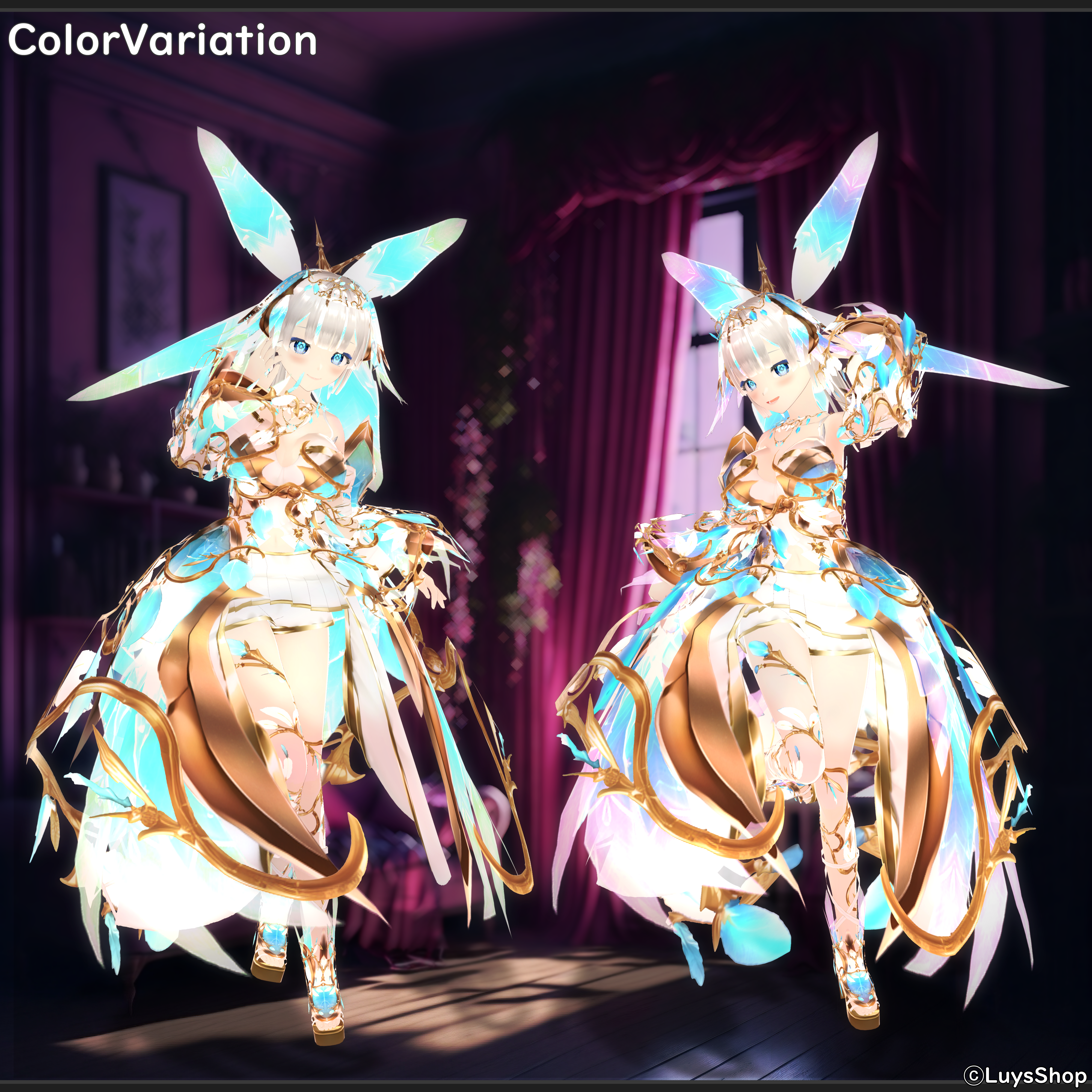 【VRoid 正式版】ハイファンタジードレス【ドリームフェアリー】 - LuysShop - BOOTH