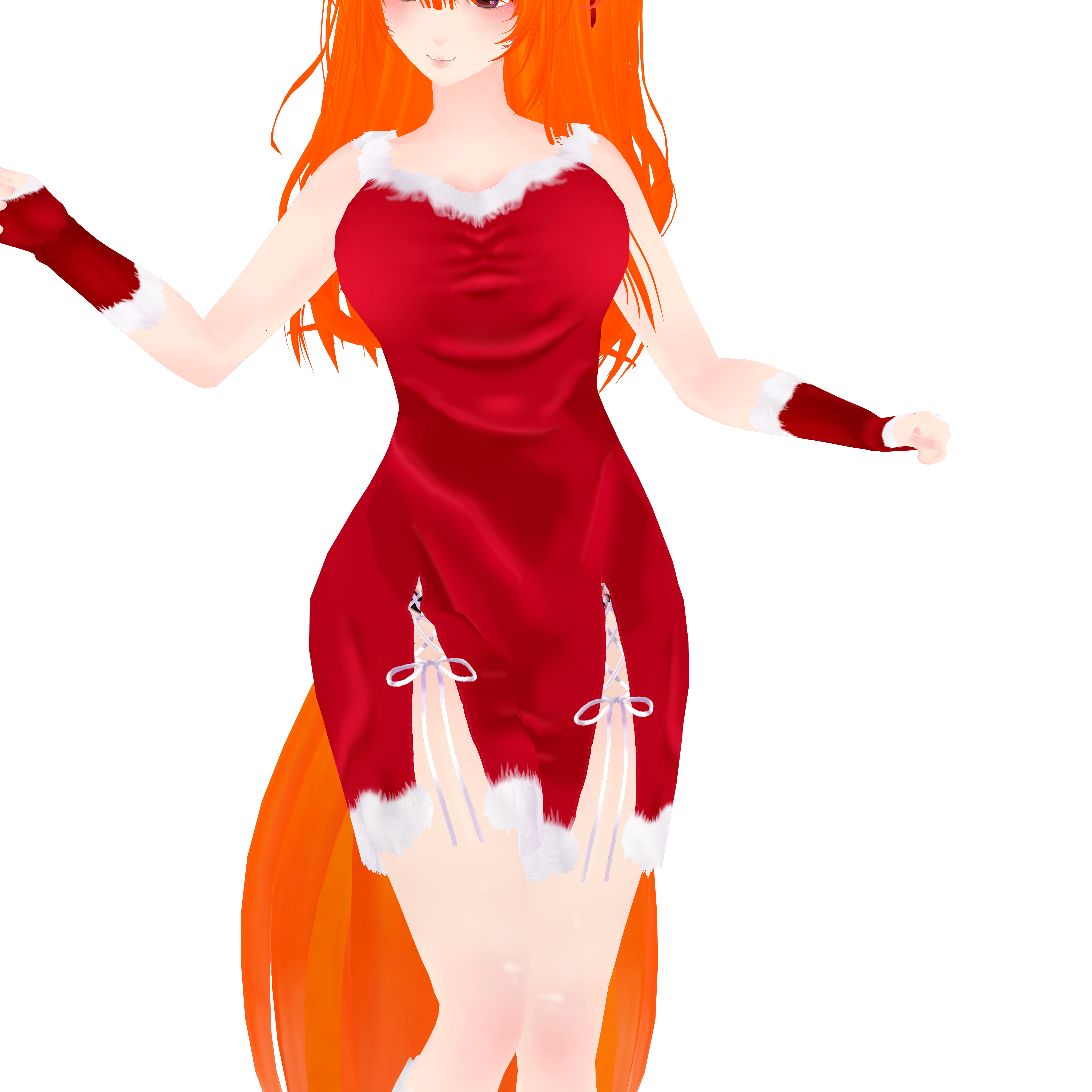 【VRoid】 SANTA Dress Outfit | vtuber | Christmas suit 【サンタドレス衣装 | クリスマス ...