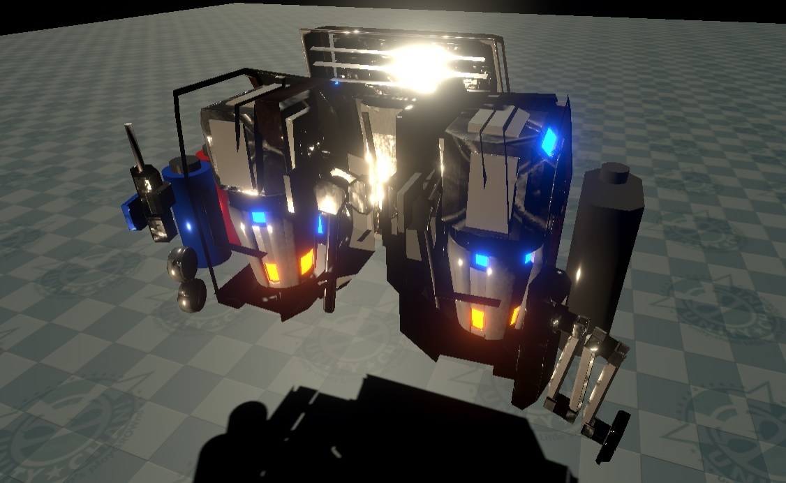 【VRChat向け3Dモデル】BackPack AirUnit01 - BlueBlueForce - BOOTH