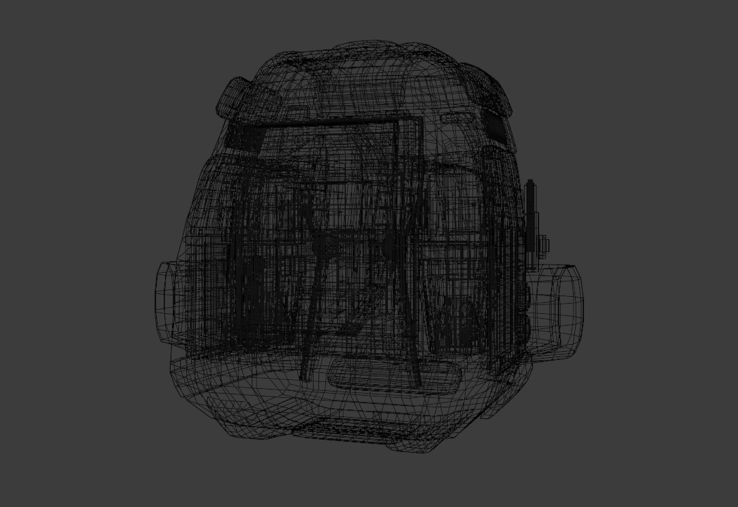 【VRChat向け3Dモデル】BackPack AirUnit01 - BlueBlueForce - BOOTH