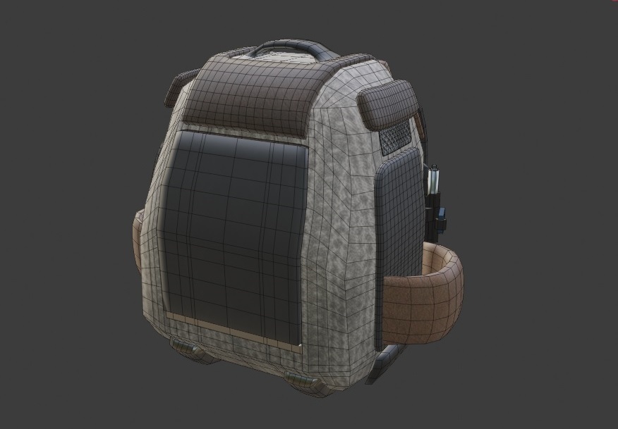 【VRChat向け3Dモデル】BackPack AirUnit01 - BlueBlueForce - BOOTH