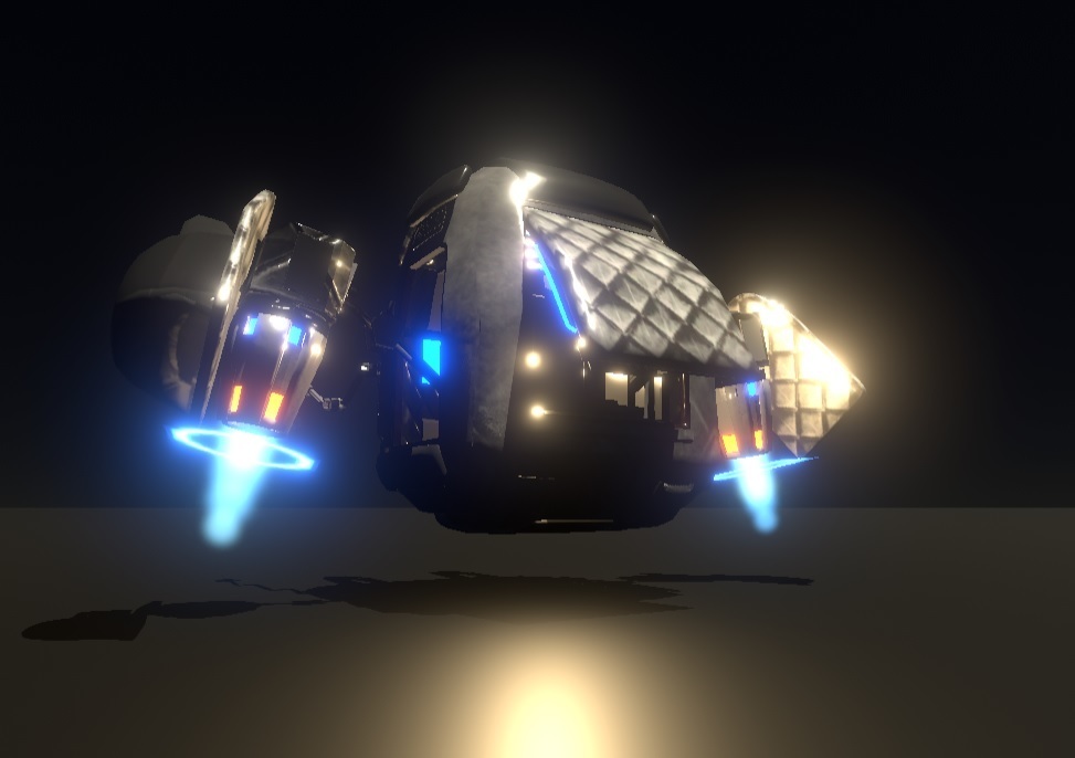 【VRChat向け3Dモデル】BackPack AirUnit01 - BlueBlueForce - BOOTH