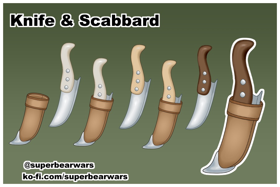[VTuber Assets] Archer Weapons (Free) - superbearwars - BOOTH