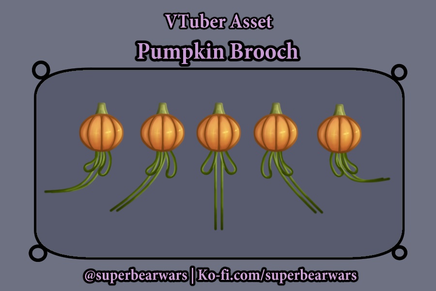 [VTuber Assets] Spooky Halloween Bundle - superbearwars - BOOTH