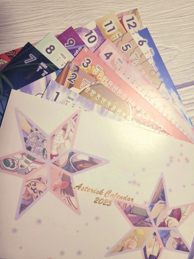 Asteriskカレンダー2025 - karinto14 - BOOTH