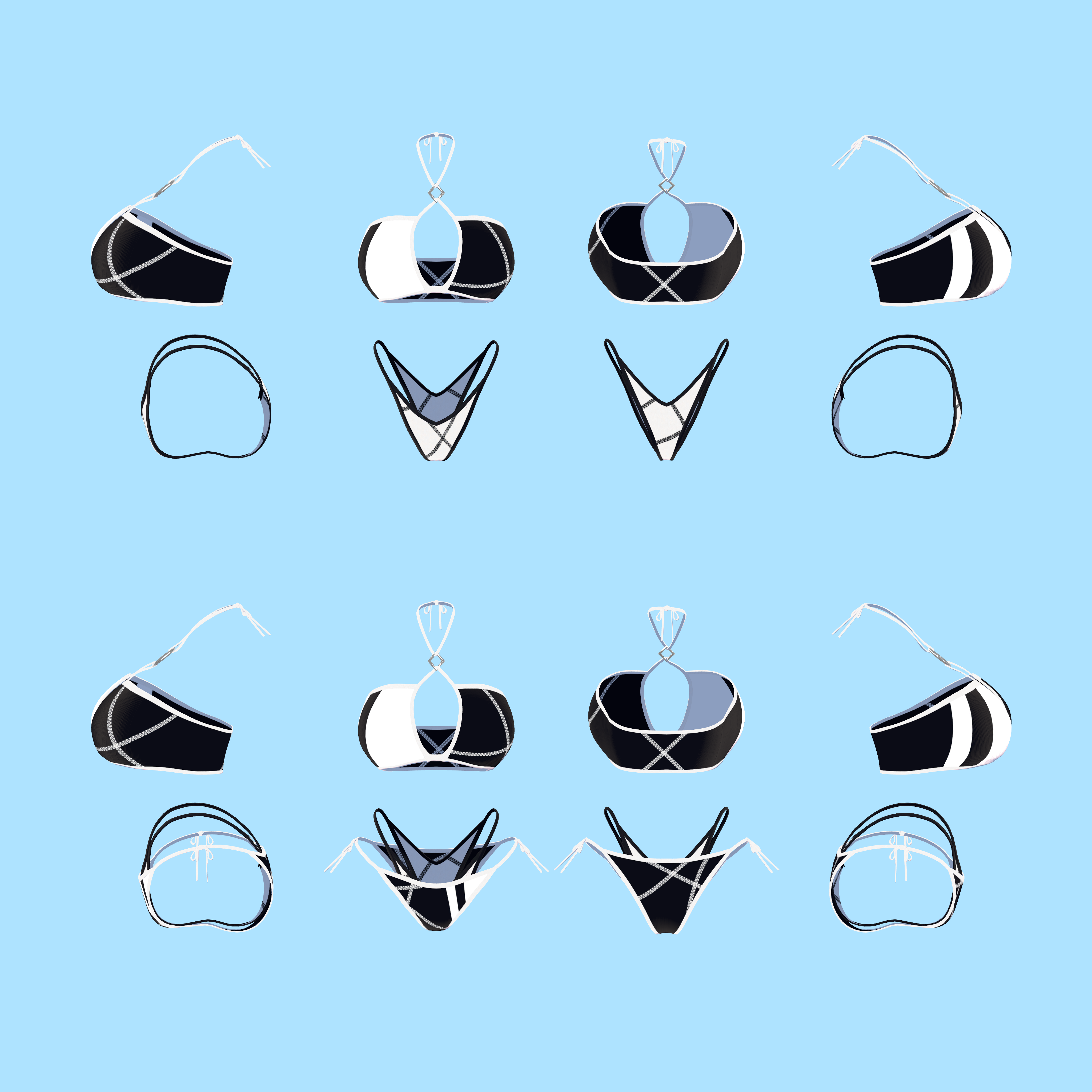 Noir Nage【5アバター対応】 - Ornate Thread - BOOTH