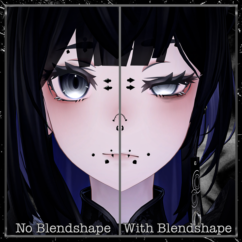 【ラシューシャ(Lasyusha)】 Black Widow Make-up & Face Blendshape 🕷 - Mumn - BOOTH