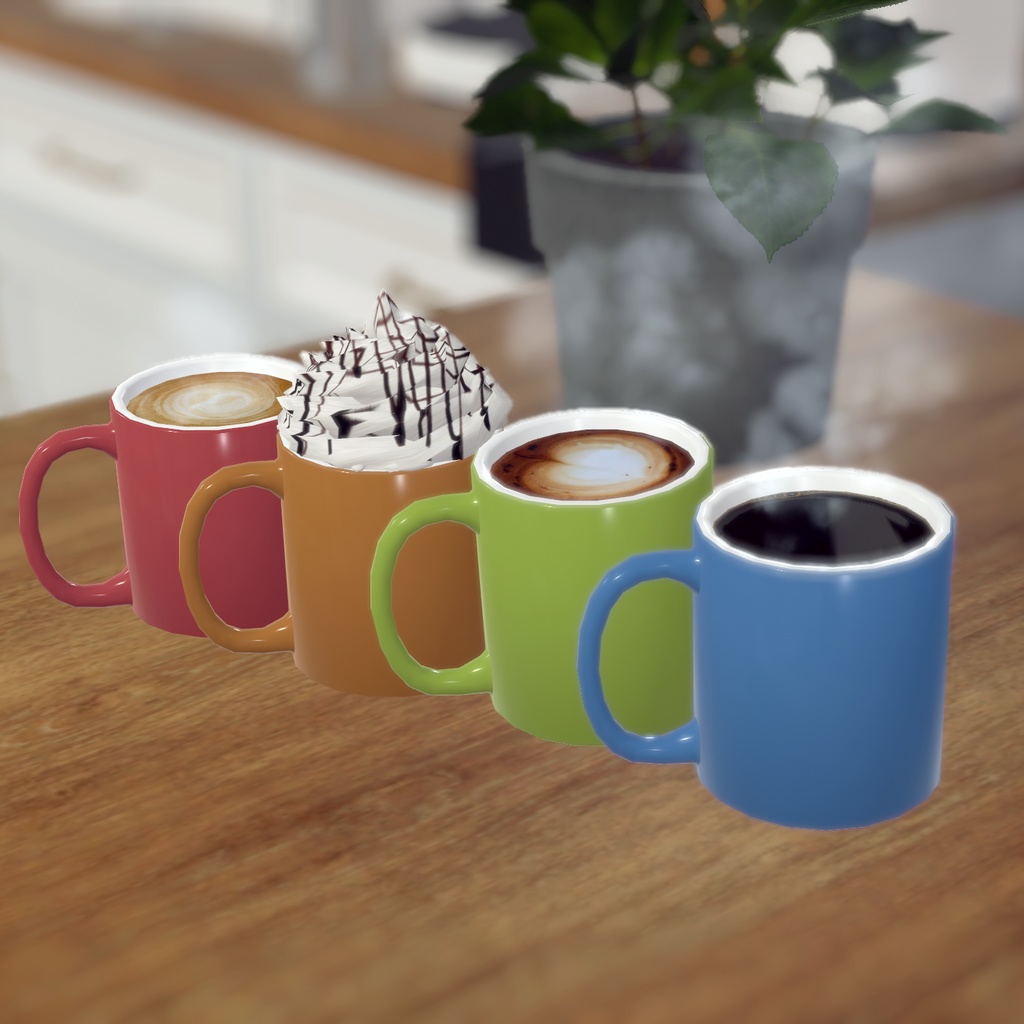 [VRC] Coffee Set - MiniGreen - MiniGreen - BOOTH