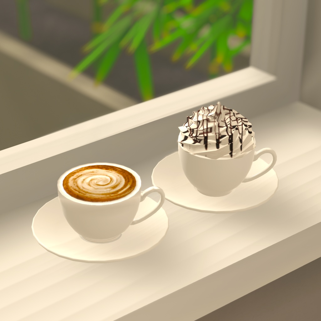 [VRC] Coffee Set - MiniGreen - MiniGreen - BOOTH