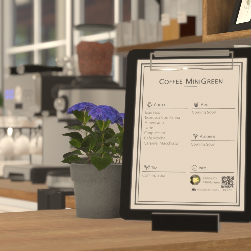 [VRC] Coffee Set - MiniGreen - MiniGreen - BOOTH