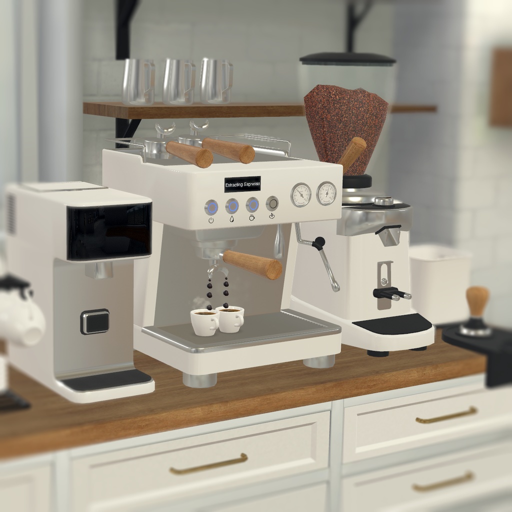 [VRC] Coffee Set - MiniGreen - MiniGreen - BOOTH