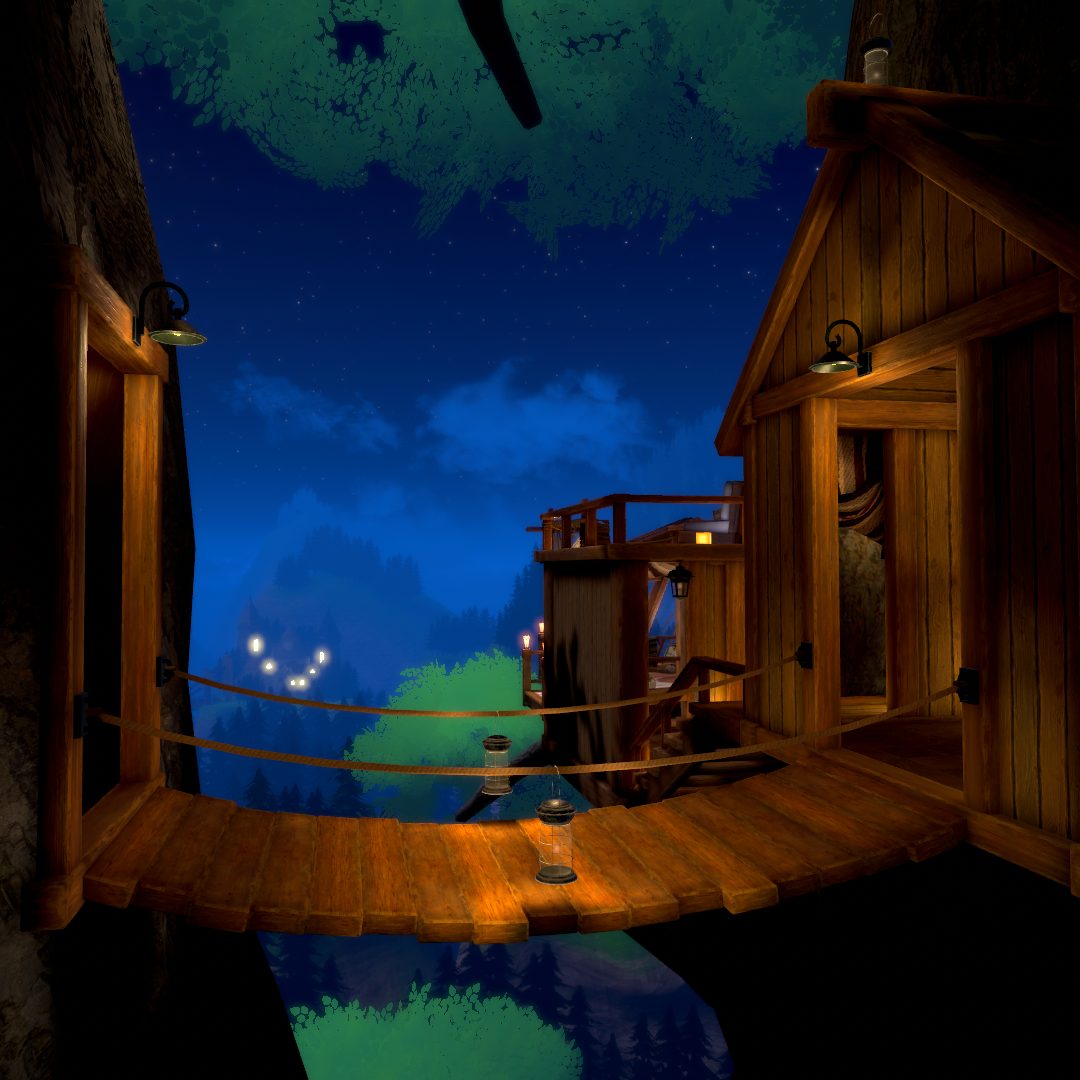 【VRchat対応ワールド】Moonlit Perch - udon-cat-works - BOOTH