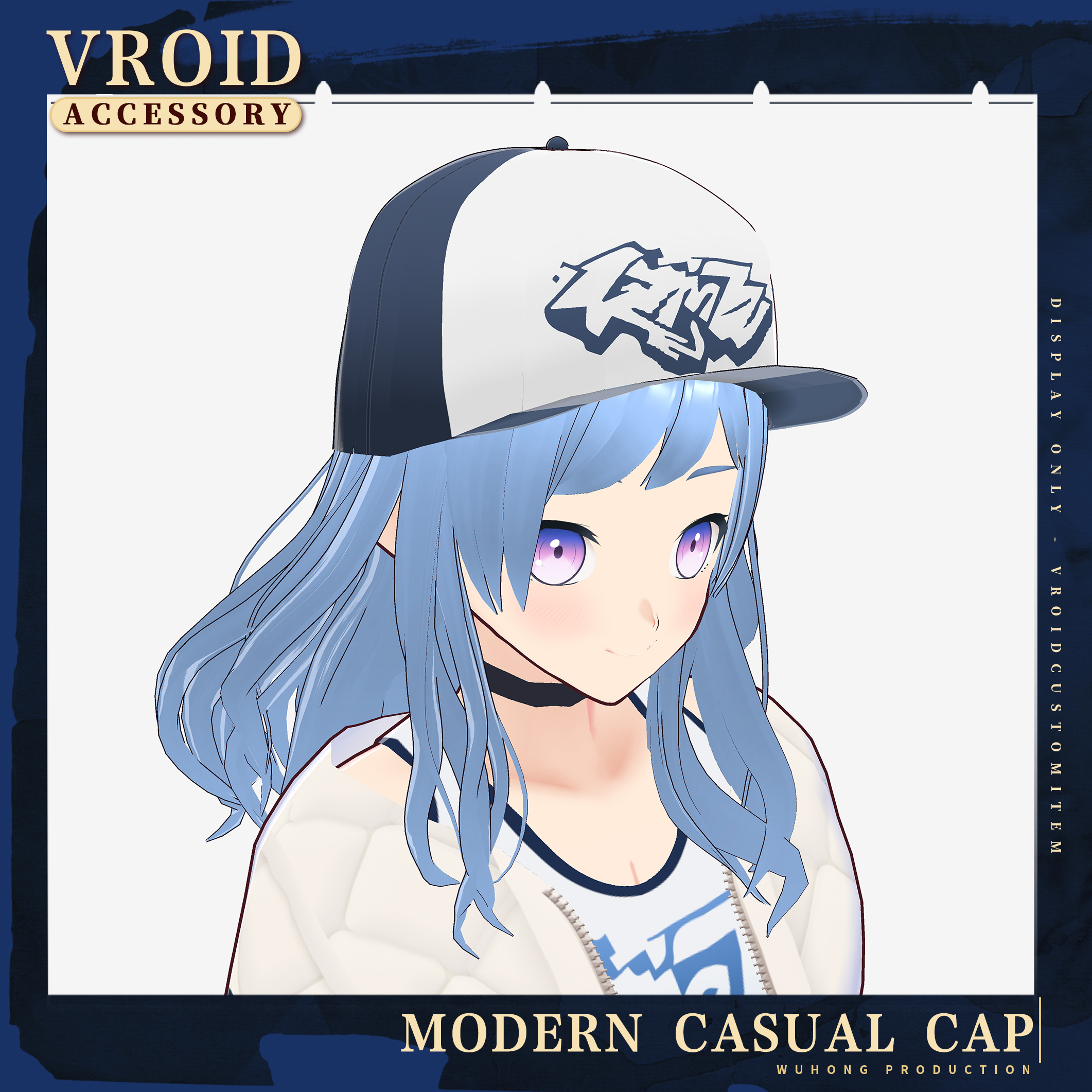 【Vroid】モダンキャップ / Modern Casual Cap - Wuhong Production - BOOTH