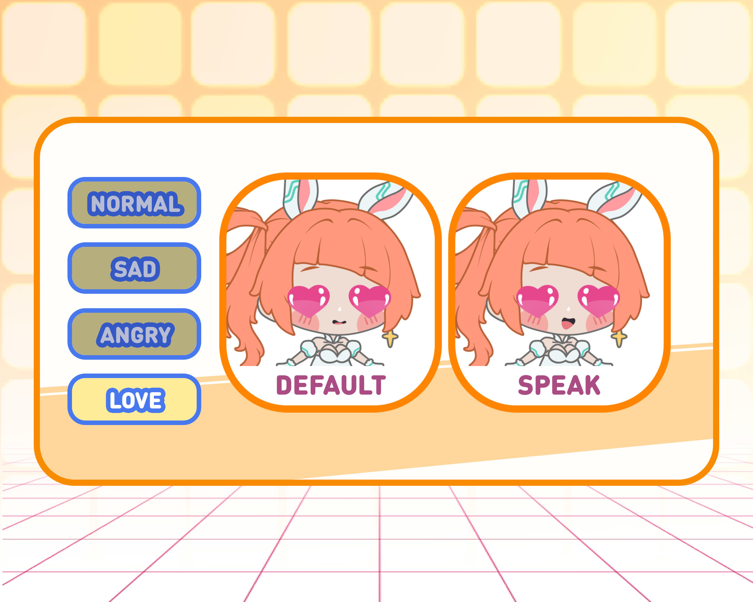 PNGTuber - Astro Bun | Kawaii | Cute | Chibii | OBS | Discord | Ready ...