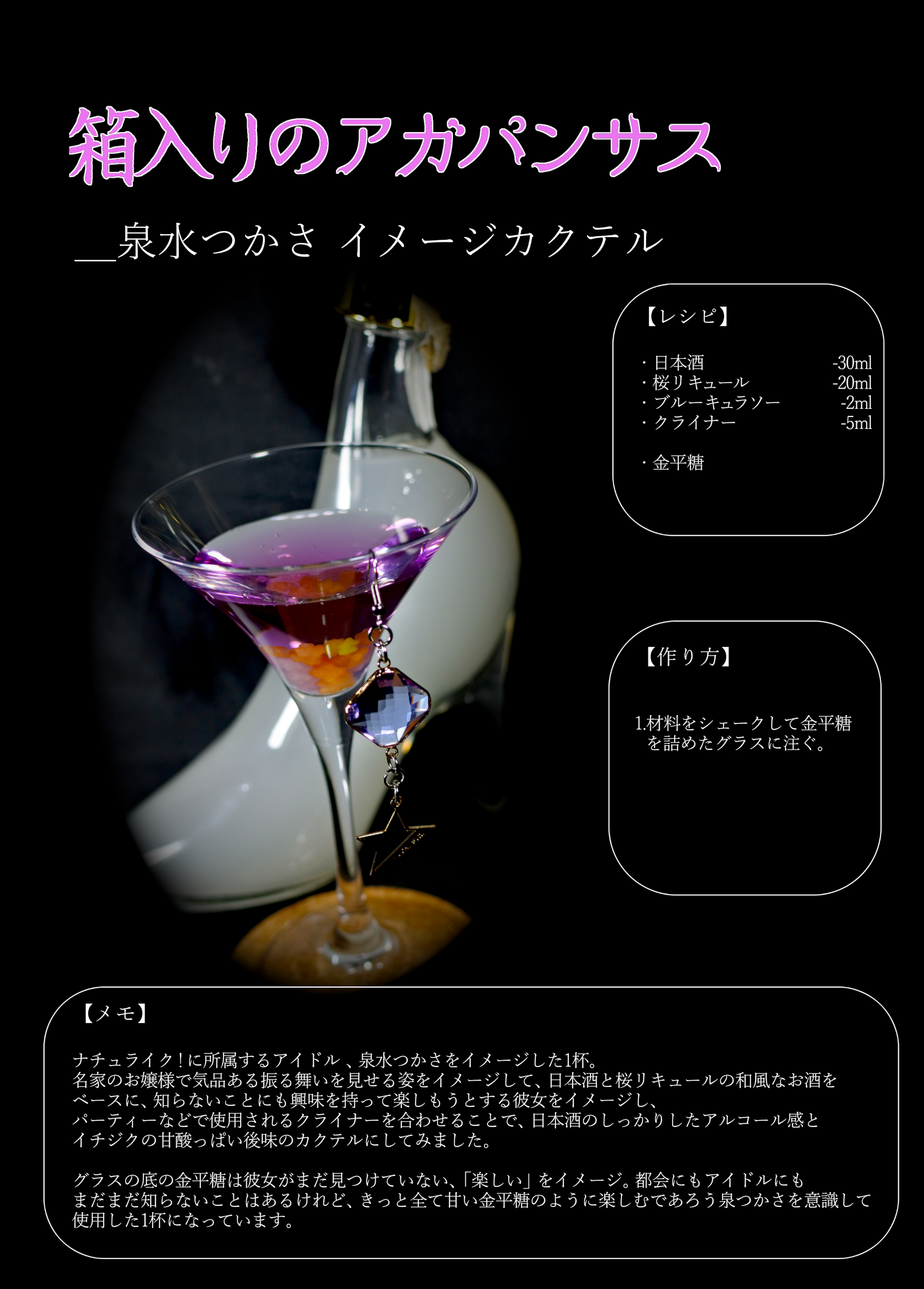 Dabin Major__アイコネ イメージカクテル本 - アンタレス - BOOTH