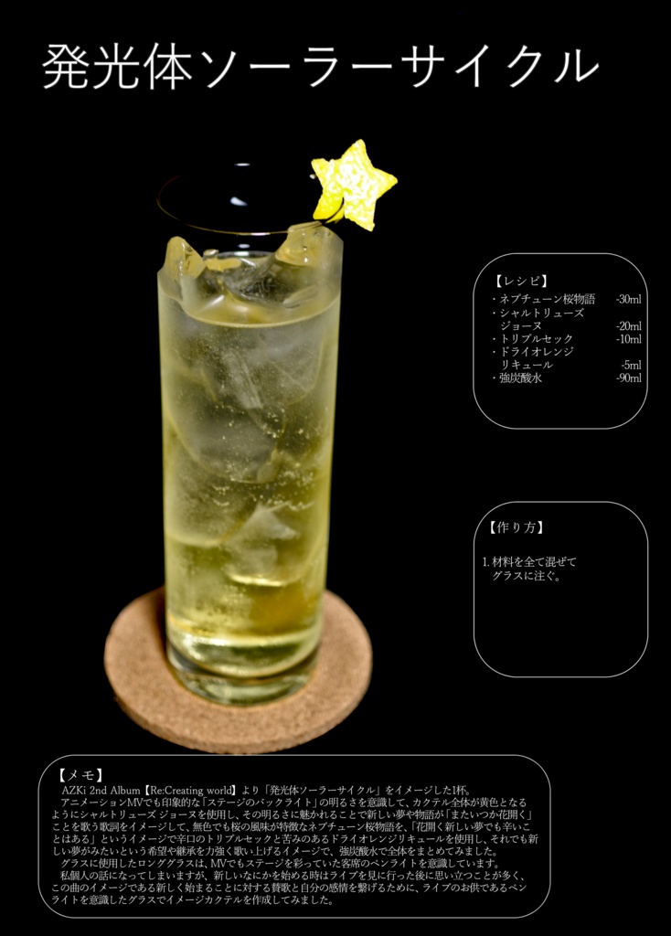 St.Elomo’s AZKi楽曲イメージカクテル本 - アンタレス - BOOTH