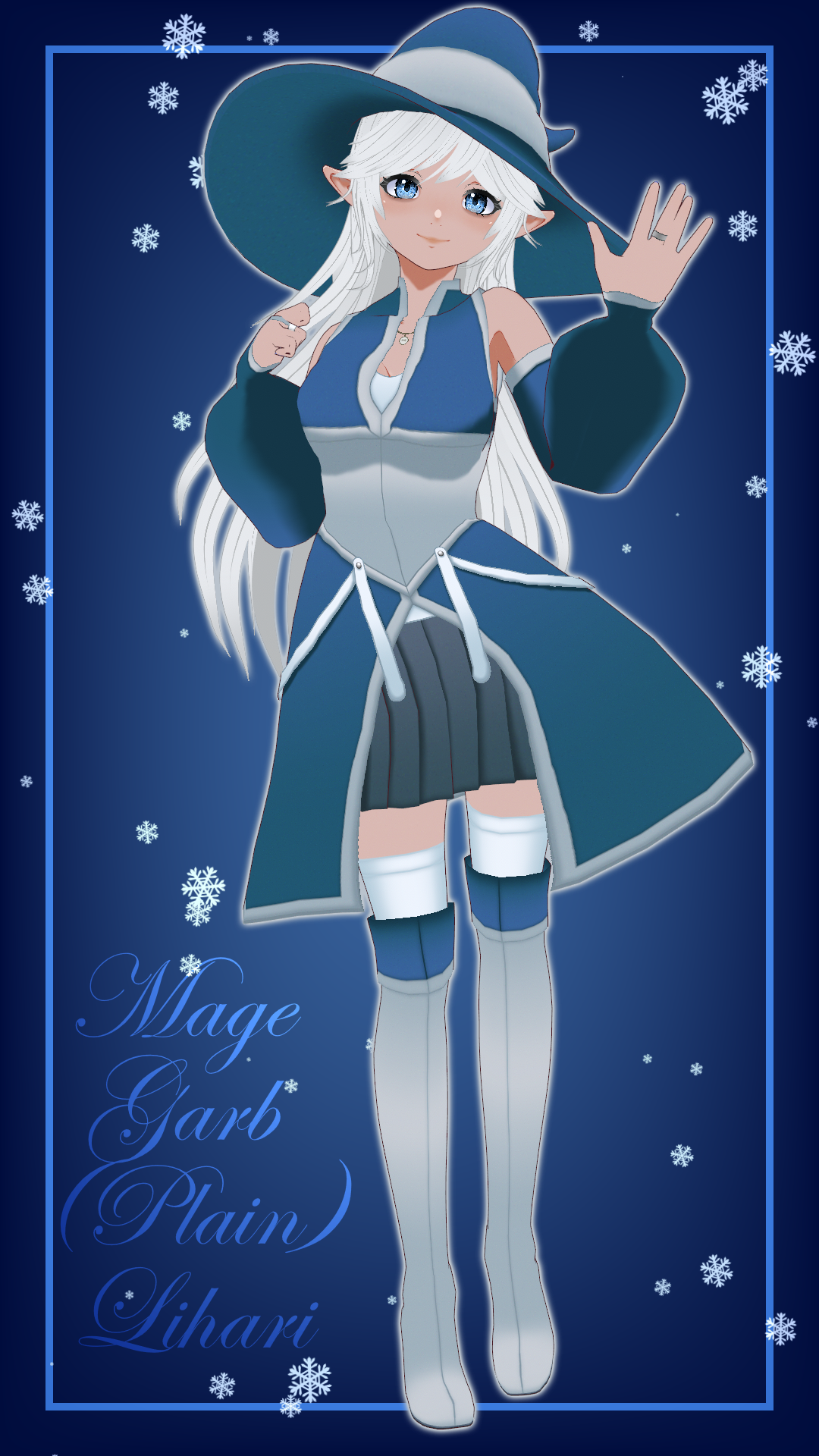 Mage Garb (Plain) Lihari - DrowningBeauty Arts - BOOTH