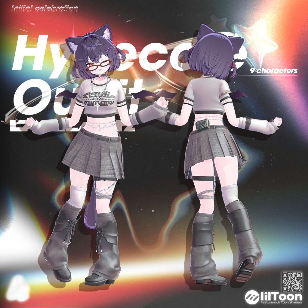 【10アバター対応】 HyperCore Outfit - Studio4NIMARU - BOOTH