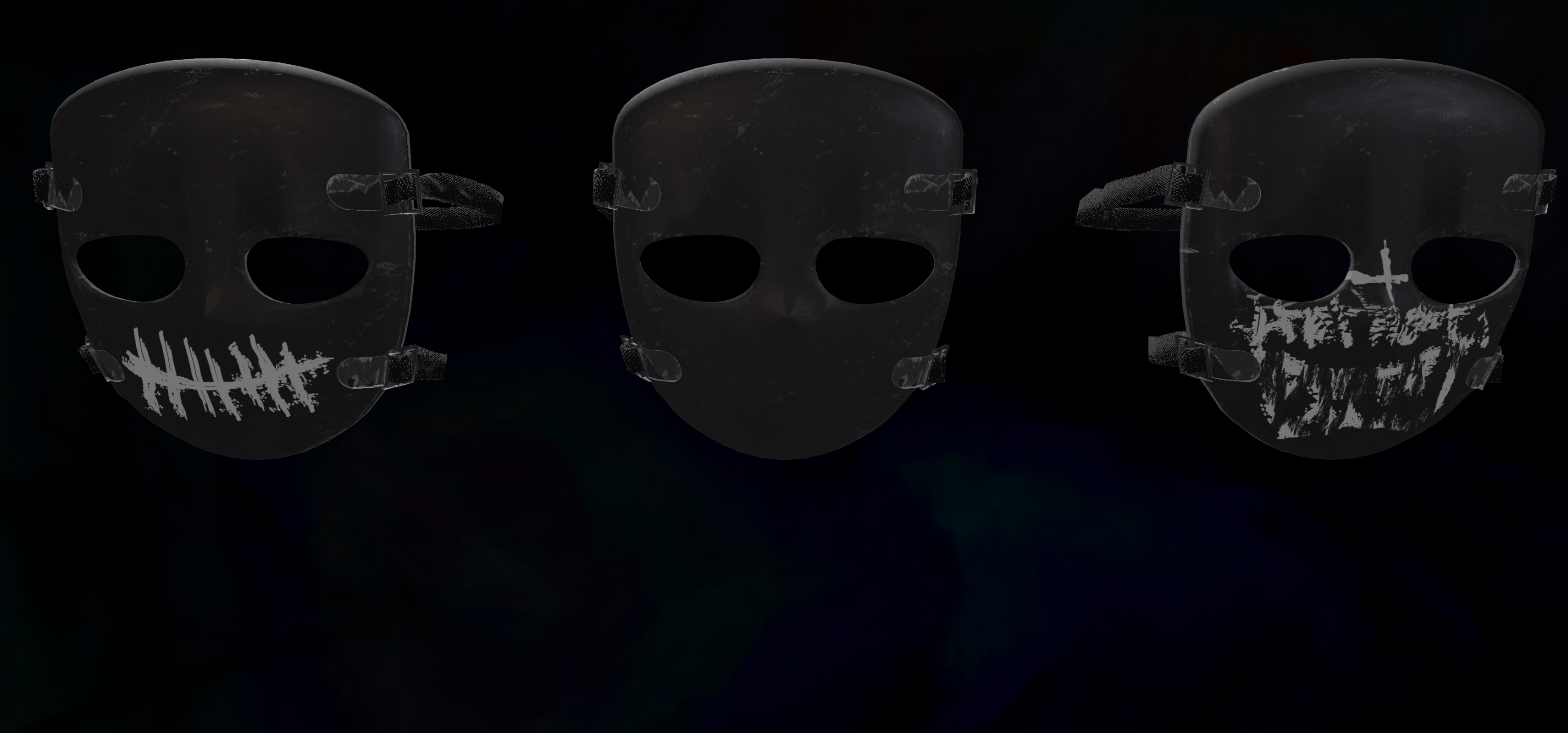 Full face mask(フルフェイスマスク) vrchat想定 - 夜間遊泳 - BOOTH