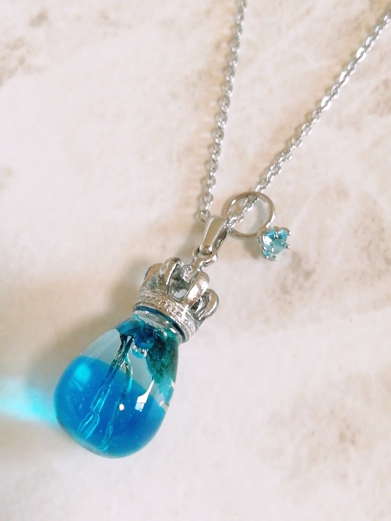 魔法の瓶レジンネックレス(銀系:part2) - ｰDies Solisｰ - BOOTH