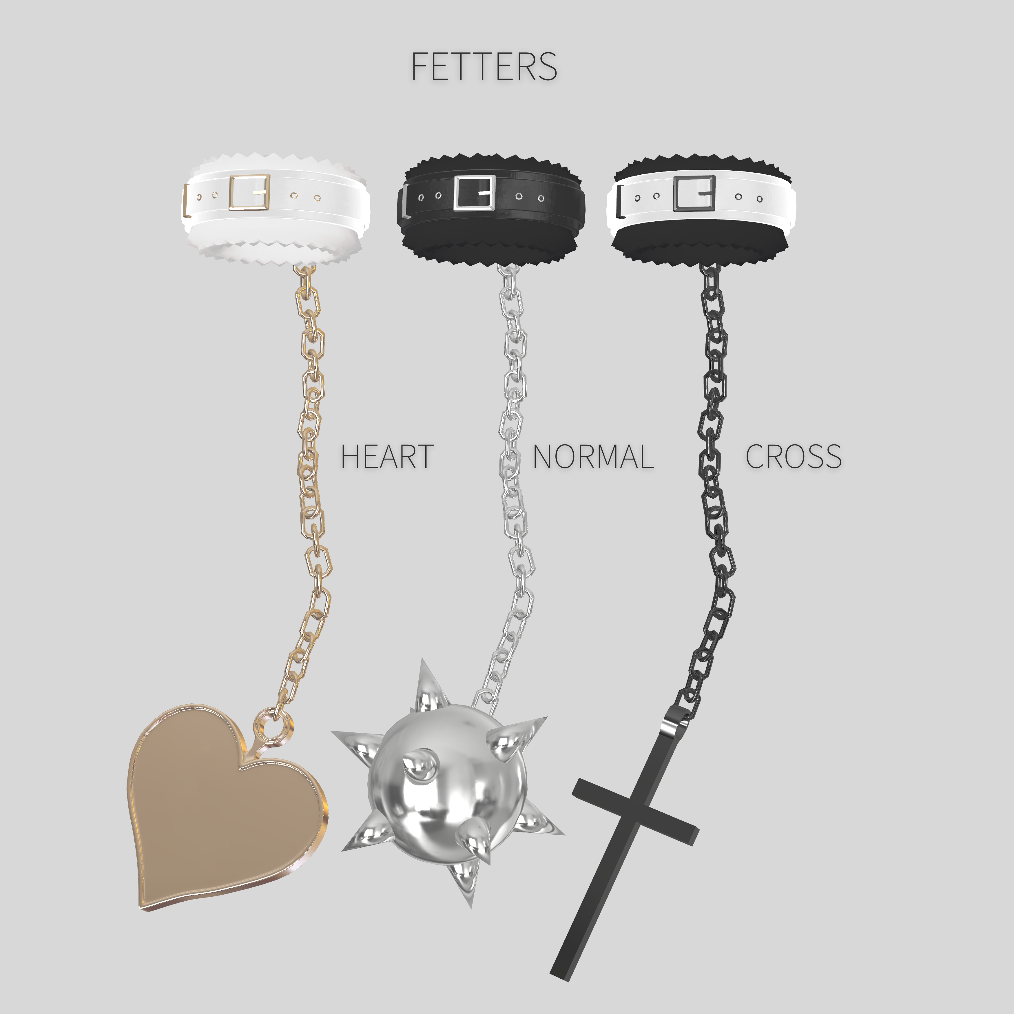 Gothic pair Accessory PB - もちもちしょっぷ - BOOTH