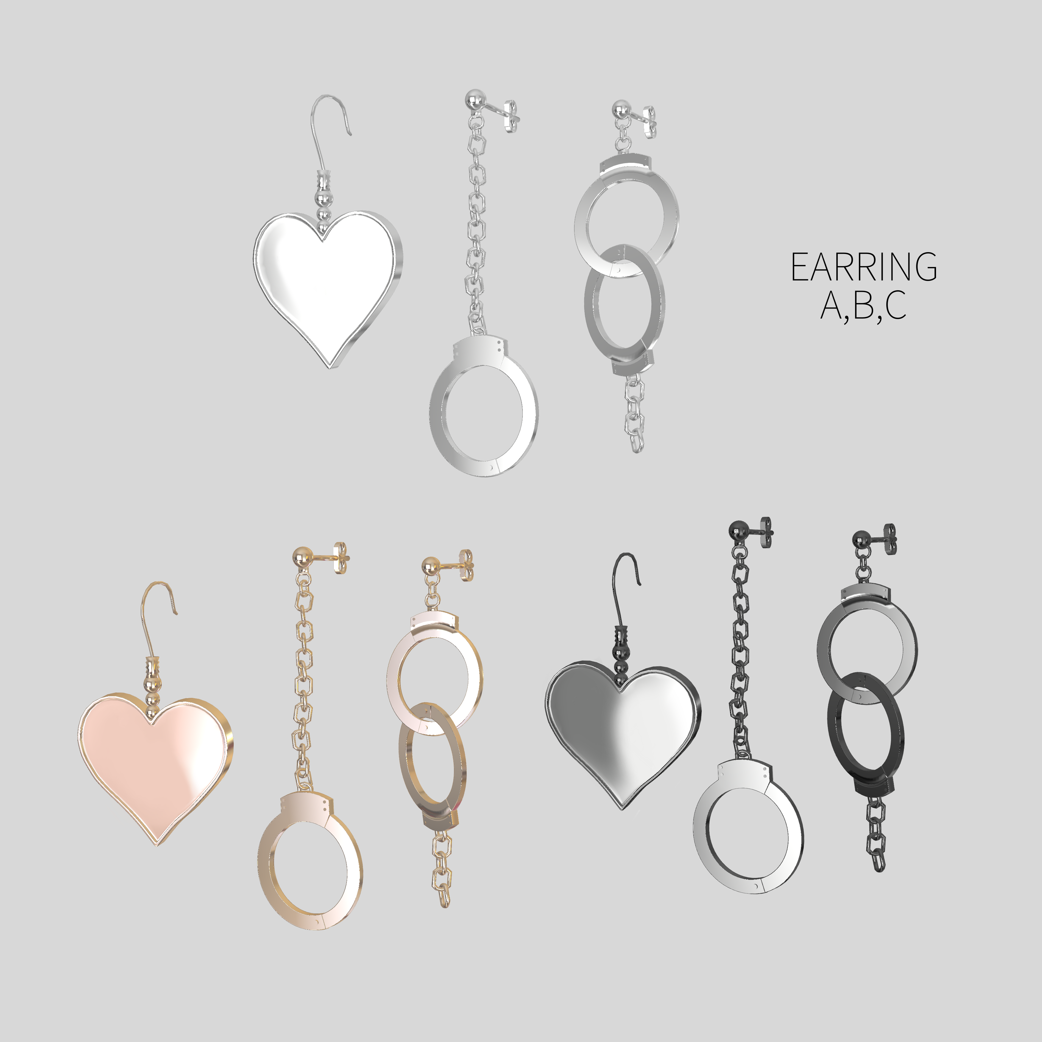 Gothic pair Accessory PB - もちもちしょっぷ - BOOTH