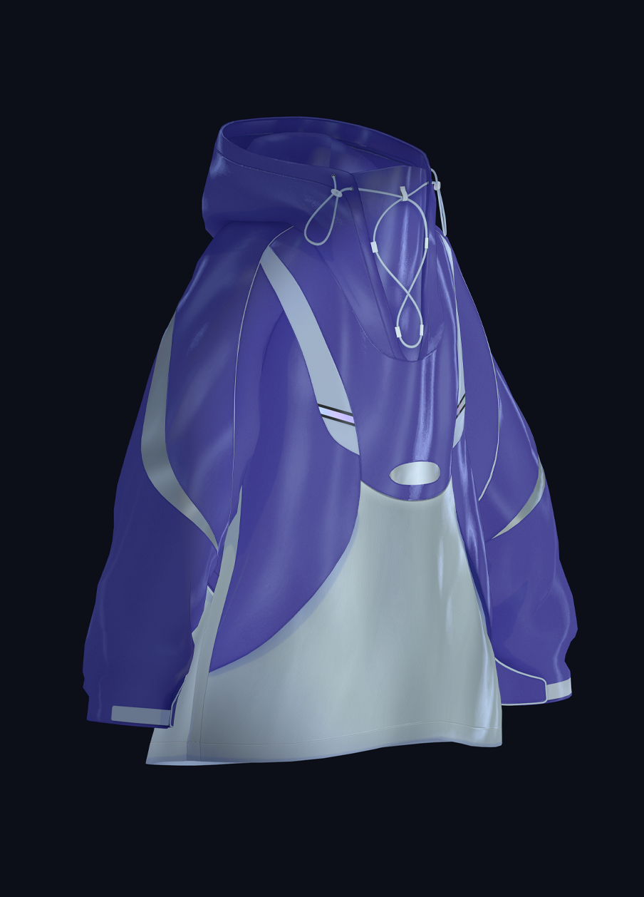 [3Dモデルウェア] Y2K ANORAK: cord model / veryperi - chloma - BOOTH