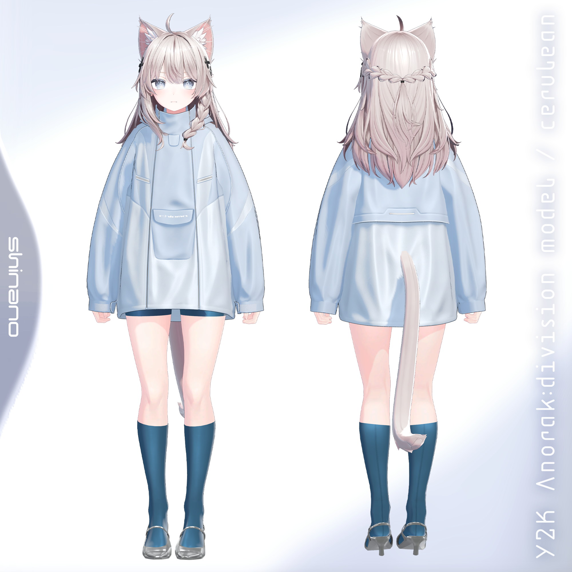 5アバター対応 [3Dモデルウェア] Y2Kｱﾉﾗｯｸ :division model - chloma - BOOTH