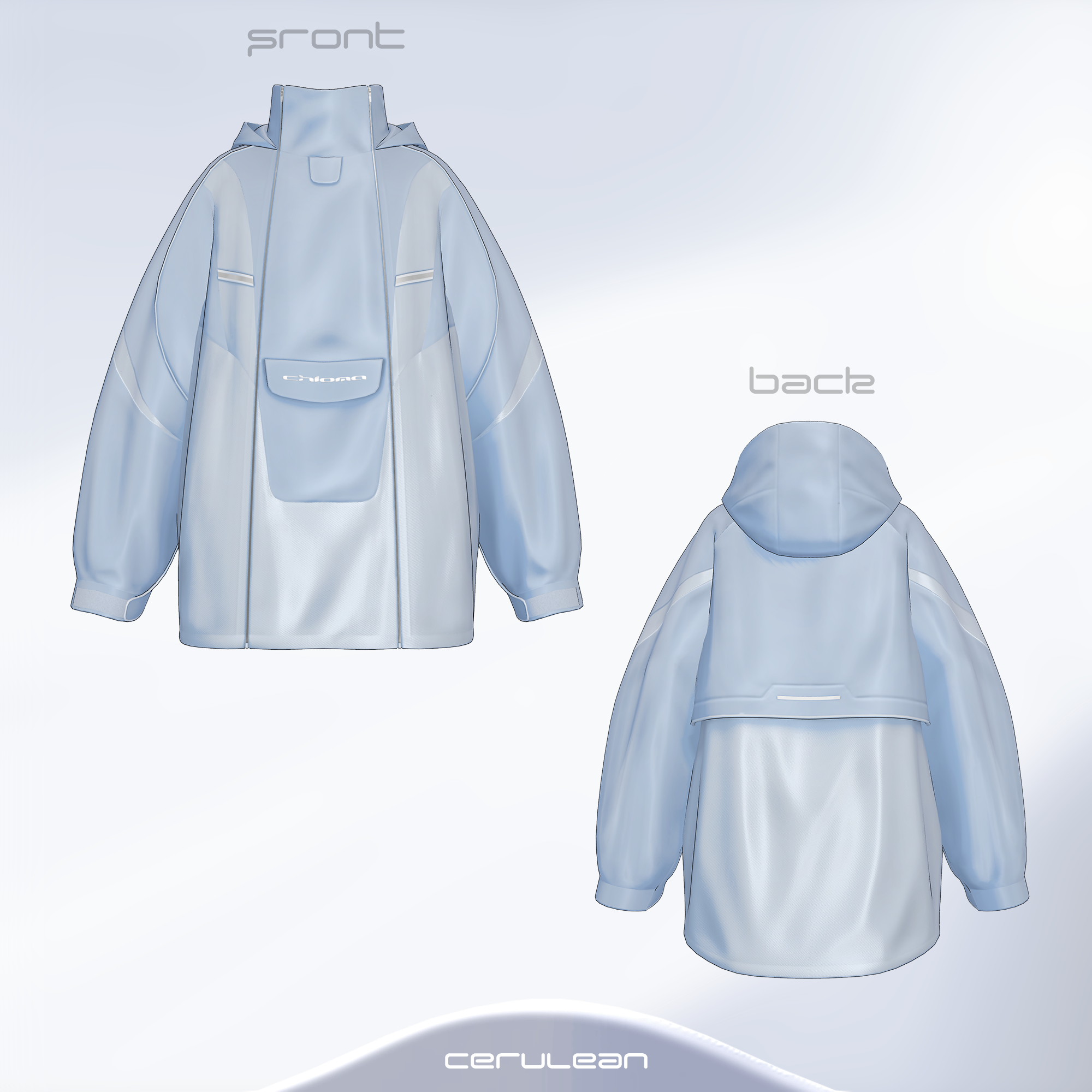 5アバター対応 [3Dモデルウェア] Y2Kｱﾉﾗｯｸ :division model - chloma - BOOTH