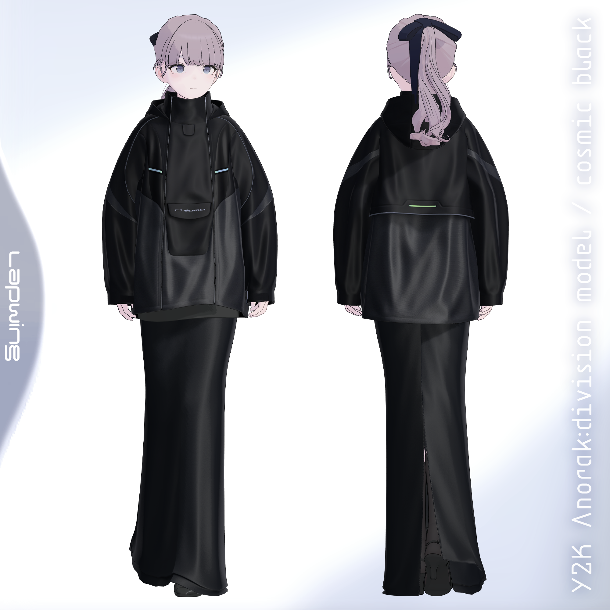 5アバター対応 [3Dモデルウェア] Y2Kｱﾉﾗｯｸ :division model - chloma - BOOTH