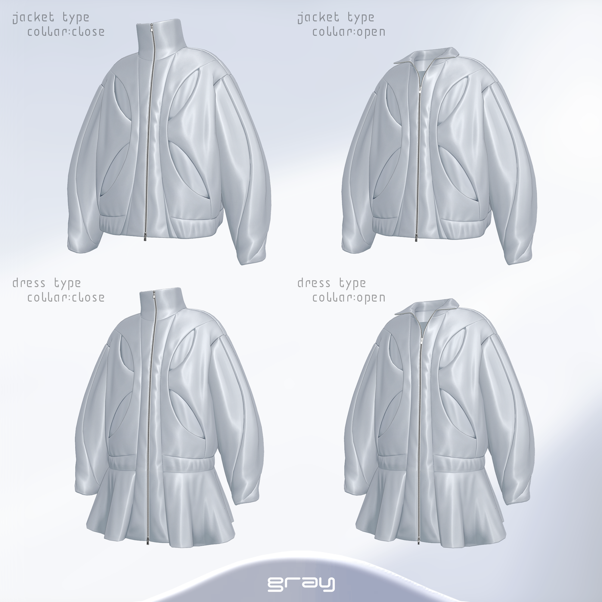 5アバター対応 [3Dモデルウェア] ｼﾞ･ｱｰｽｼﾞｬｹｯﾄ & ｼﾞ・ｱｰｽｼﾞｬｹｯﾄﾄﾞﾚｽ - chloma - BOOTH