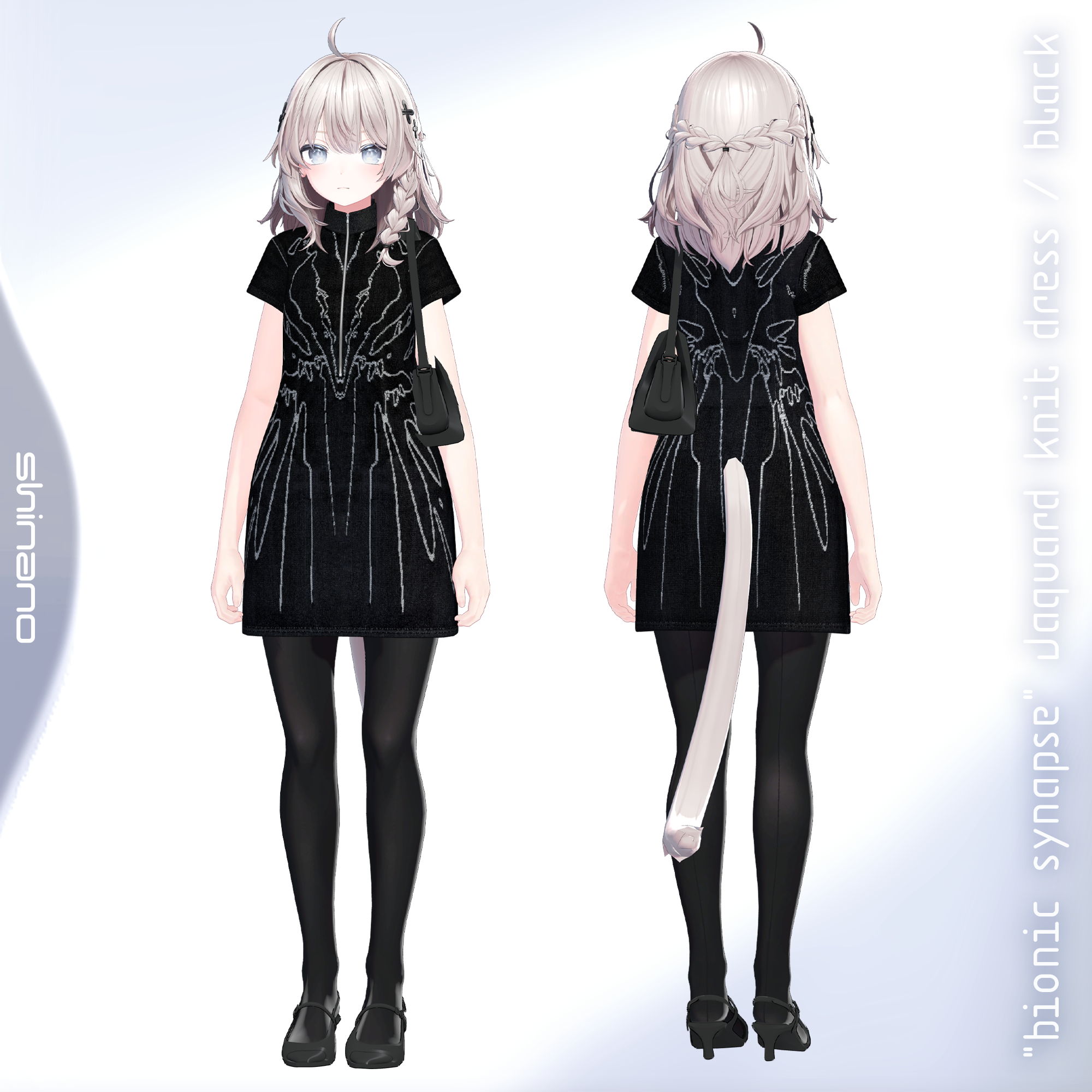 5アバター対応 [3Dモデルウェア] "Bionic Synapse"ｼﾞｬｶﾞｰﾄﾞﾆｯﾄﾄﾞﾚｽ - chloma - BOOTH