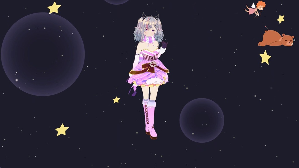 Hinata VRM Model, 3D Model, Vtube Model - evanyx - BOOTH