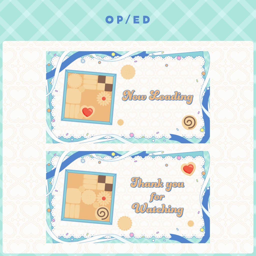 配信画面デザイン/stream overlay：Whiteday2023 - mooncape - BOOTH