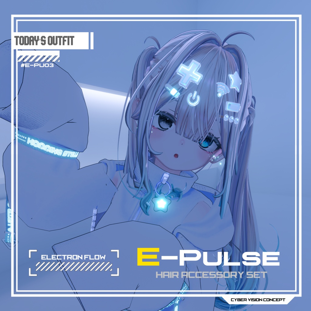 E-PULSE ヘアアクセサリー セット - ARCA-WORKS - BOOTH